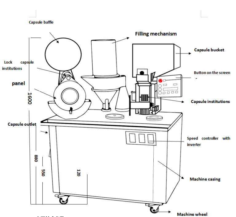 CGN208-D Semi Auto Capsule Filling Machine - Quanta Machinery