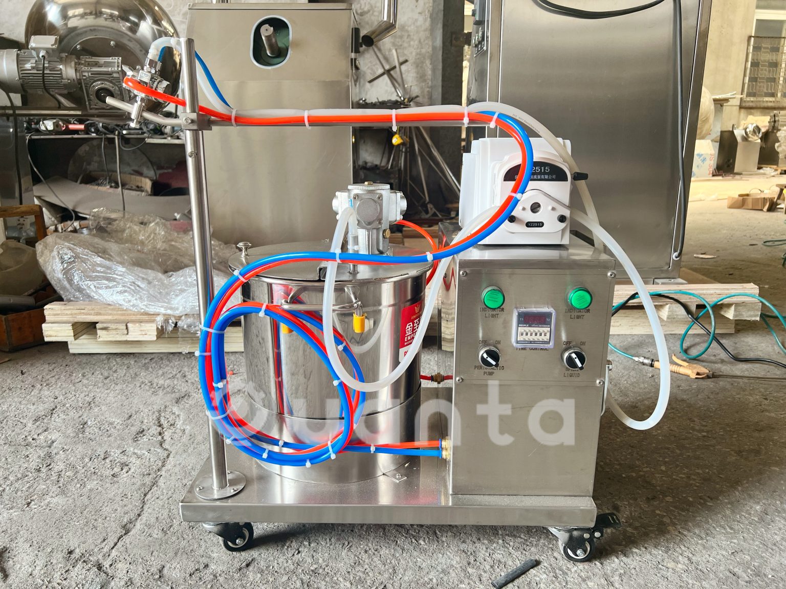 BY Series Coating Pan With Spraying System - Quanta