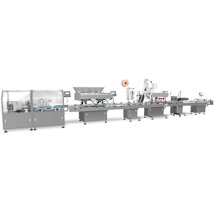 Integrated Tablets capsules pills Automatic Packing Line [high-speed ...