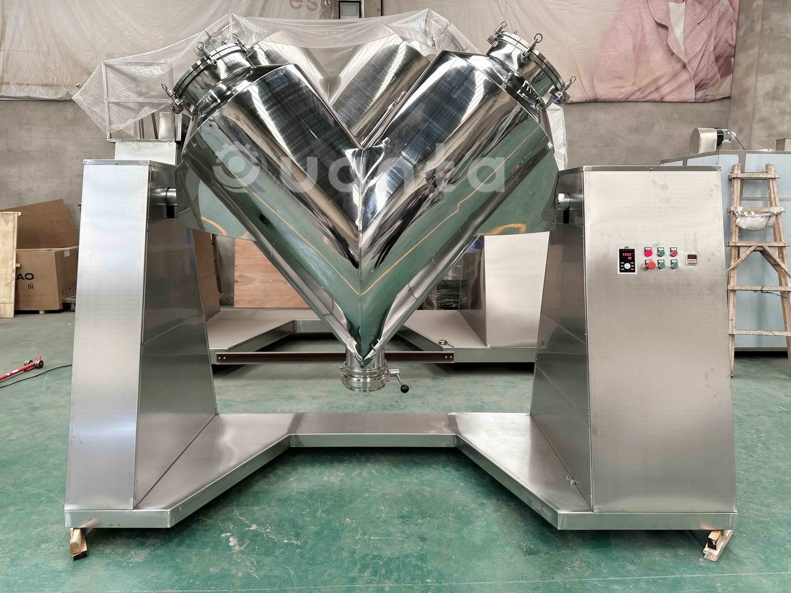 VH-1000 powder mixer machine is ready for shipping to the USA - Quanta ...